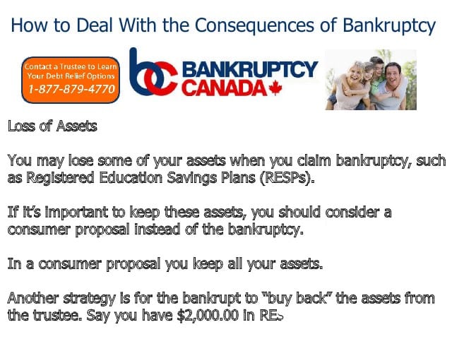 How to Deal With The Consequences of Bankruptcy